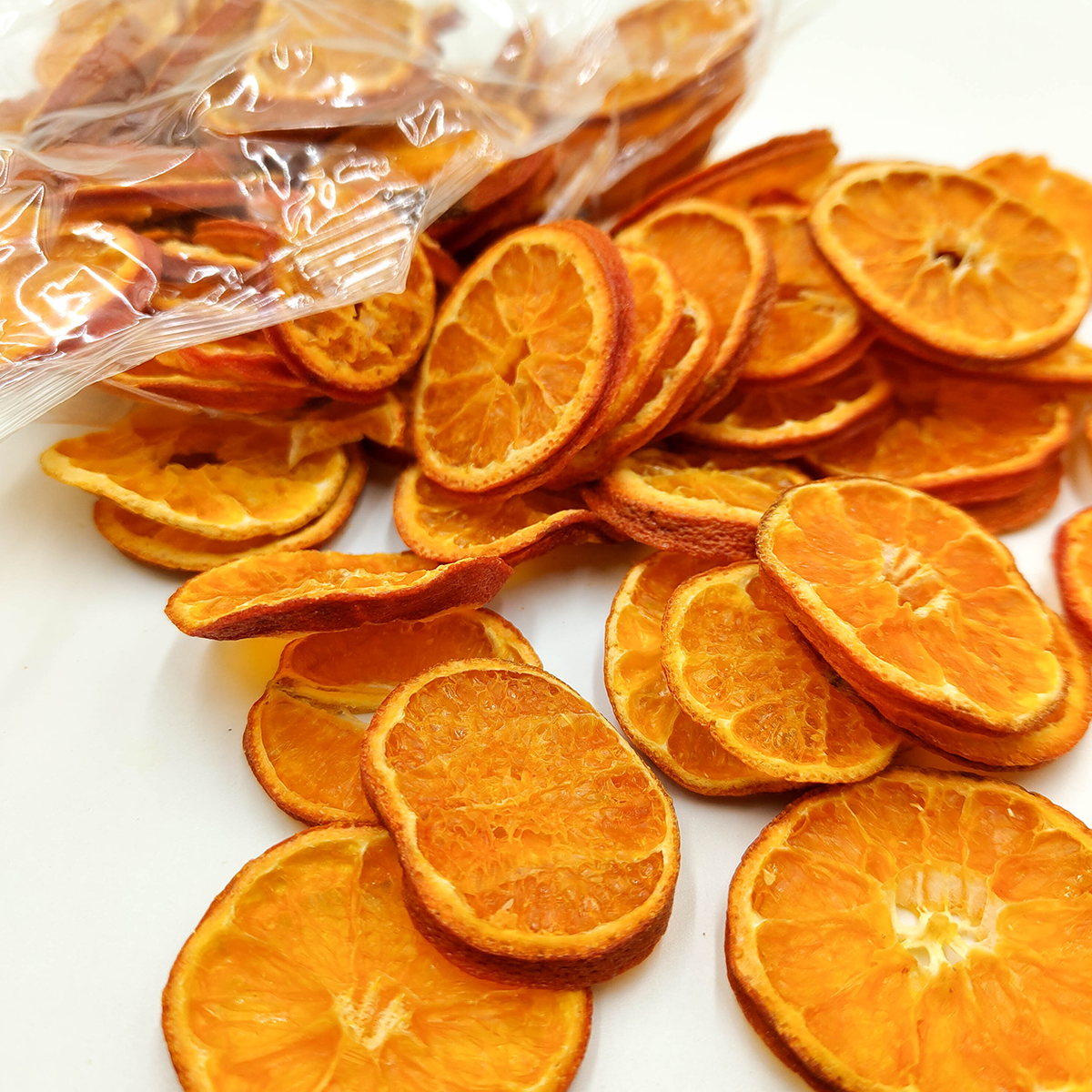 Dried Mandarin – Slices – 30 pcs – Natural Decorative Citrus